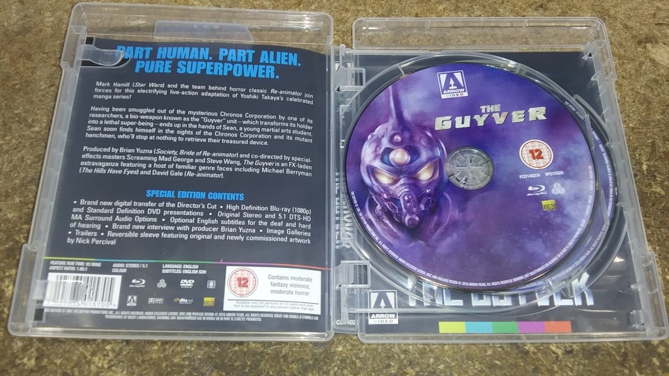 The Guyver (Blu-ray, 2019) Mark Hamill (Star Wars) | eBay