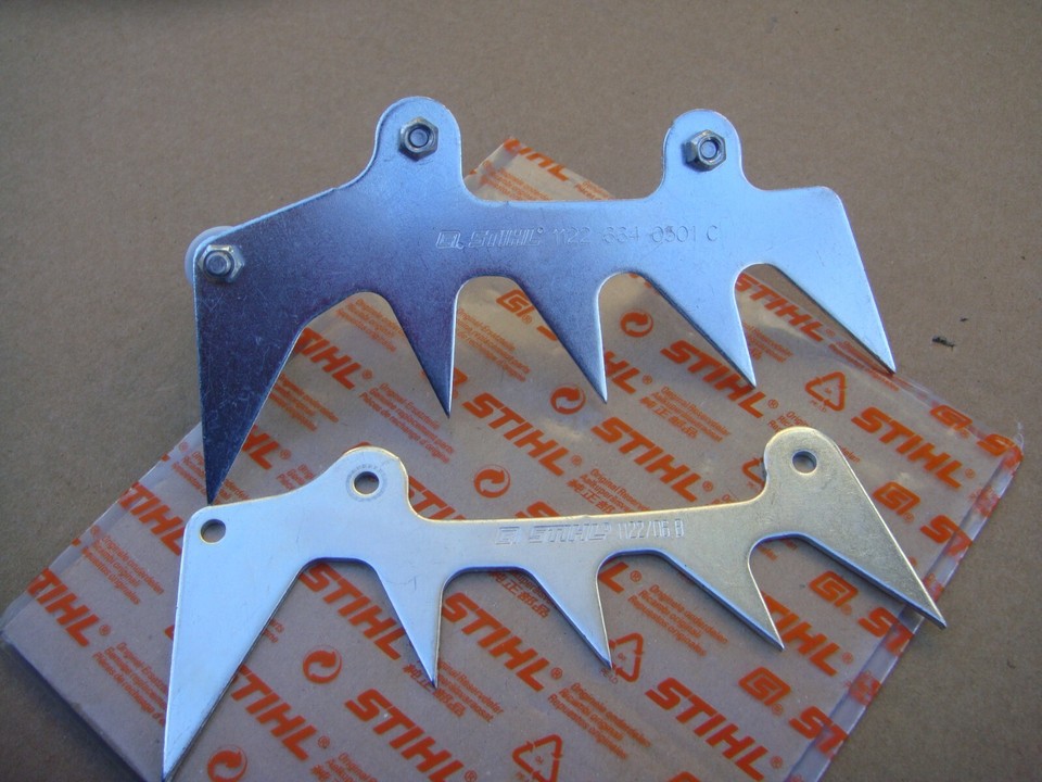 GENUINE STIHL MS462 MS500i MS660 CHAINSAW LARGE INNER & OUTER SPIKES W ...