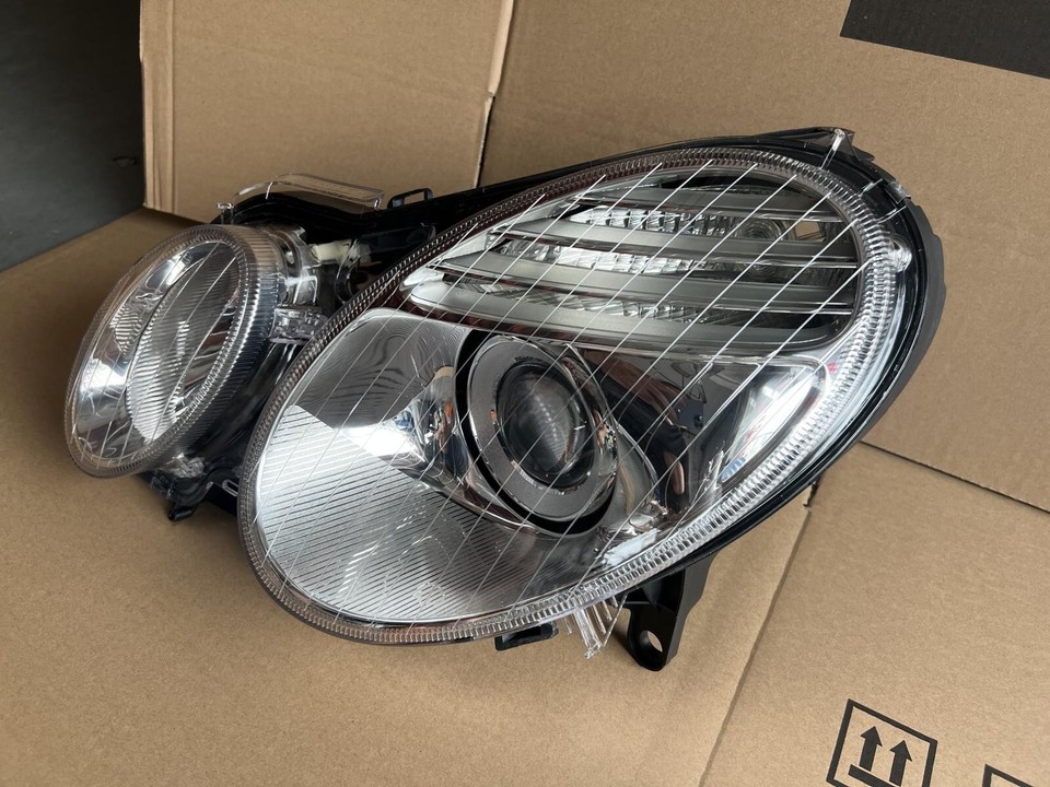 EU Mercedes-Benz W211 S211 E200 HID Xenon left & Right 2pcs headlights ...