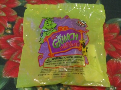 NIP~WENDY'S KIDS MEAL TOY~DR. SEUSS~HOW THE GRINCH STOLE CHRISTMAS~MAX ...