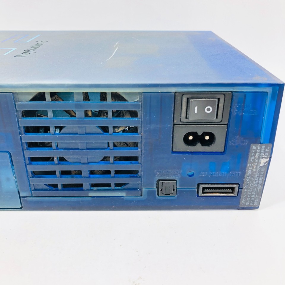 [EX+1] Sony PlayStation 2 PS2 Ocean Blue Console only SCPH 37000 Japan ...