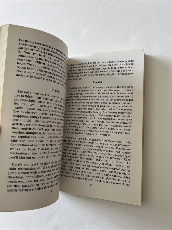 Hunting Rutting Whitetails By Gene Wenzel, 1981, Autographed, Softcover ...