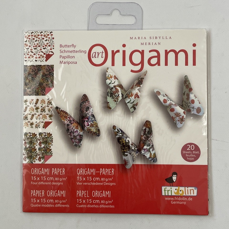 Maria Sibylla Merian, Origami Art, Butterfly, Origami Paper, 20 Sheets ...