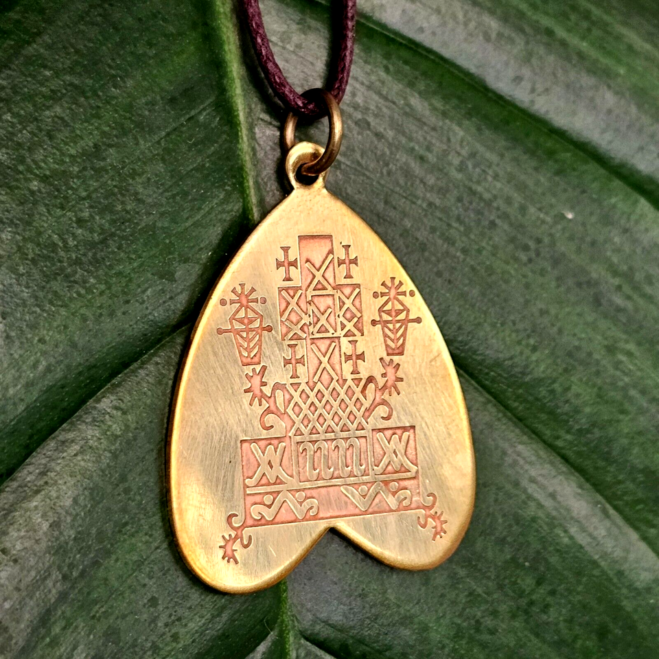 Voodoo Ancestor Pendant Necklace Loa Guede Guidance Amulet Talisman ...