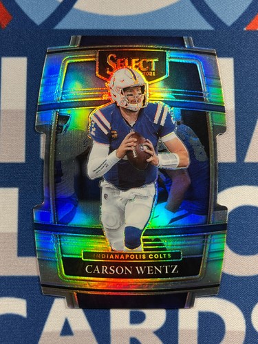 2021 Panini Select Silver Prizm Die-Cut Carson Wentz #16 | eBay