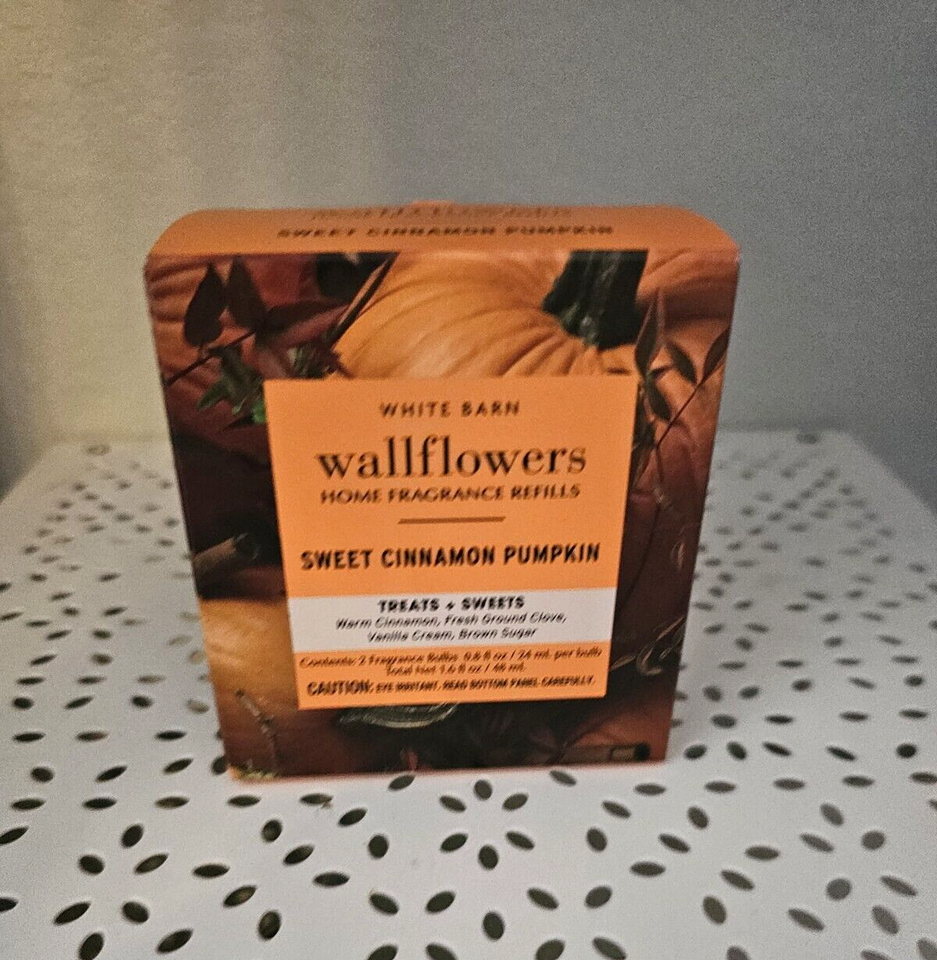 2 Bath & Body Works SWEET CINNAMON PUMPKIN Wallflowers Fragrance Refill NEWinBox | eBay