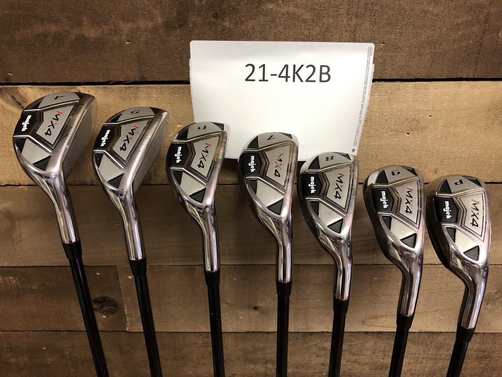 USED Mens Majek MX4 Hybrids Iron Set Golf 4-PW Senior "A" Flex Graphite 21-4K2B | eBay