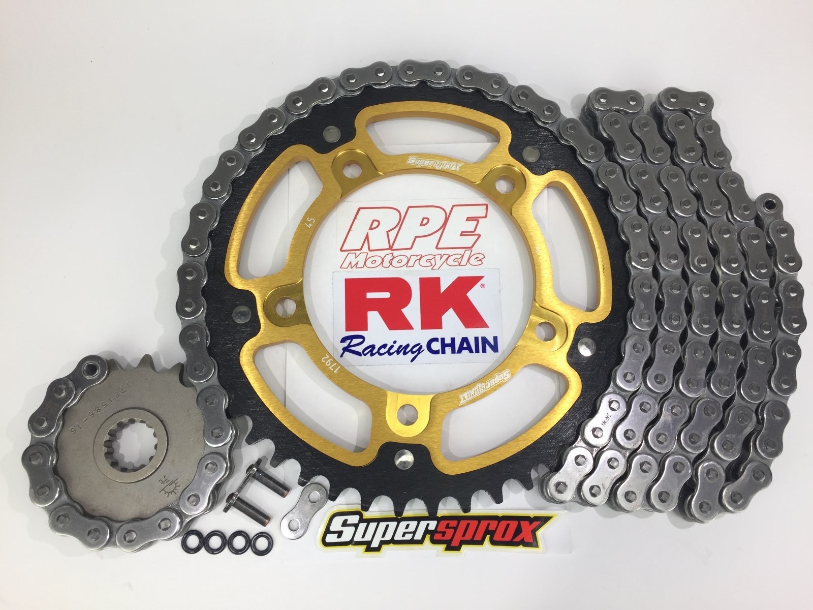 2017, 2018 Suzuki GSX-S750 Z L7-L8 Supersprox Chain and Sprockets Kit ...