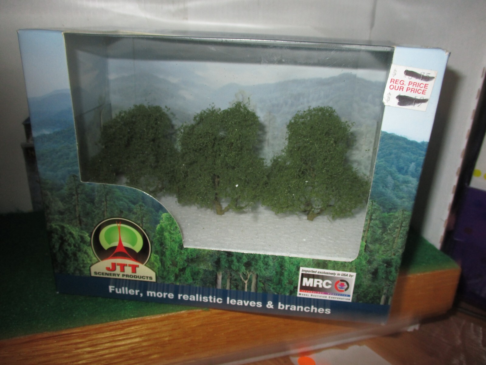 JTT N & HO GAUGE 2 1/2" Deciduous 3/Pack~NEW in BOX | eBay