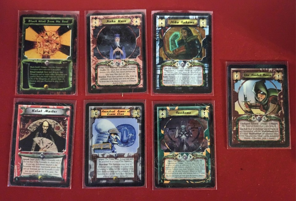 Legend Of Five Rings L5R CCG 900+ Random Cards Including Shown Cards | eBay