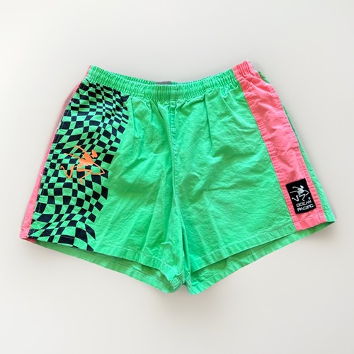 Vintage Ocean Pacific Swim Trunks Men’s XL Neon Green Shorts OP 80s 90s ...