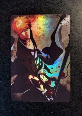 Bleach Ichigo Kurosaki Doujin Card Custom Holo Foil 59*86 | eBay