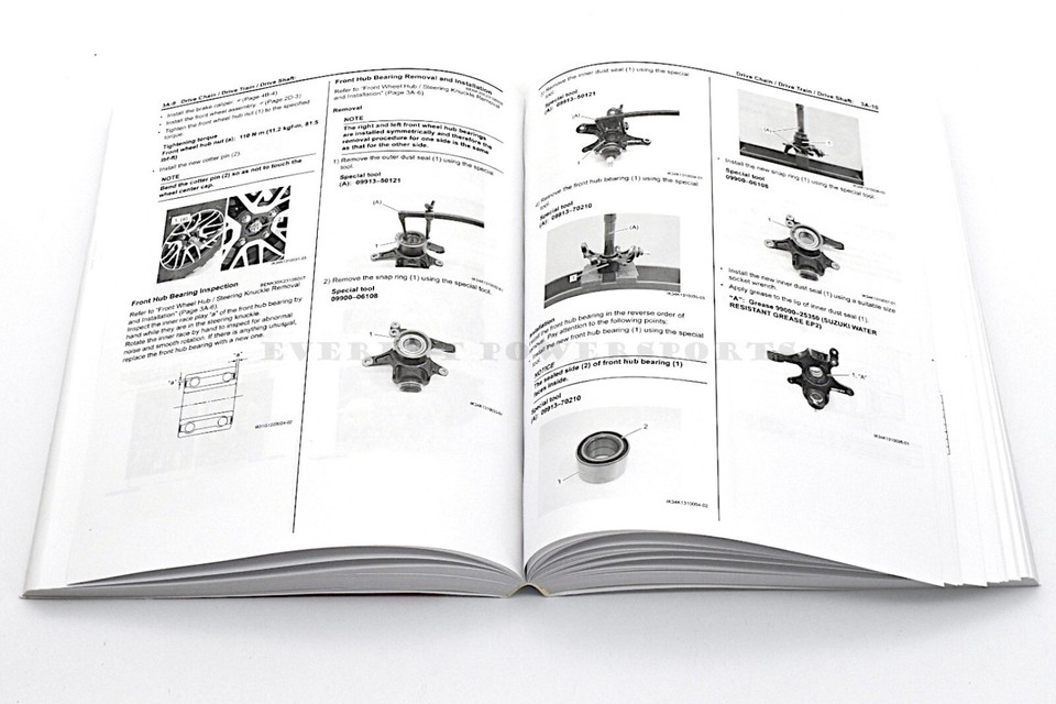 Service Shop Repair Maintenance Manual 19-24 LT-A500X/XP/XPZ Kingquad ...