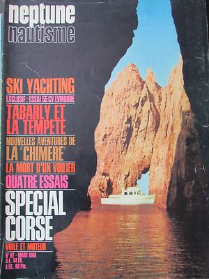 MARINE BATEAUX VOILES REVUE NEPTUNE NAUTISME de 1968 SPECIAL CORSE ...