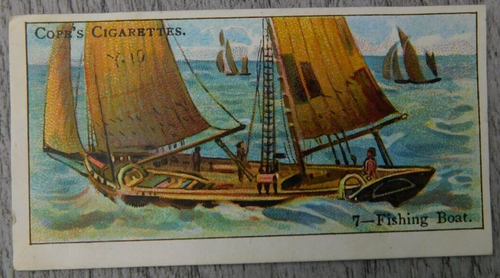 Boats of The World No. 7 Fishing Boat Vintage Imperial Tobacco Co ...