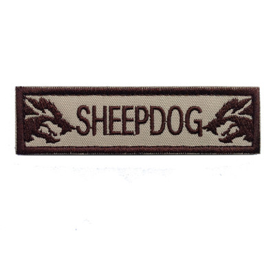 SHEEPDOG TAB US MILITARY TACTICAL K9 HOOK PATCH EMBROIDERED DESERT ...
