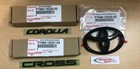 22-25 COROLLA CROSS L BLACKOUT EMBLEM & OVERLAY KIT GENUINE TOYOTA ...