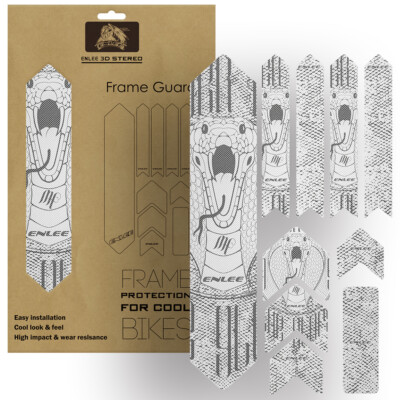 Bike Frame Sticker Mountain Bike Scratch Resistant Frame Protector N8U4 ...