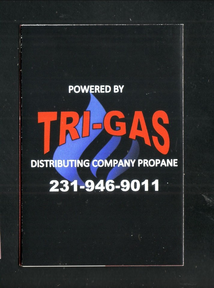 Traverse City Pit Spitters 2024 Pocket Schedule Tri-Gas Propane ...