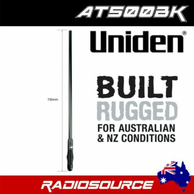 UNIDEN AT500BK 5.5dBi 73CM BLACK FIBREGLASS RADOME UHF ANTENNA KIT ...