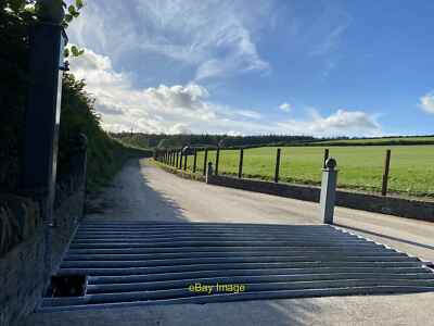 Photo 6x4 Cattle grid Llanpumsaint Cattle grid at entrance to Gwastod ...