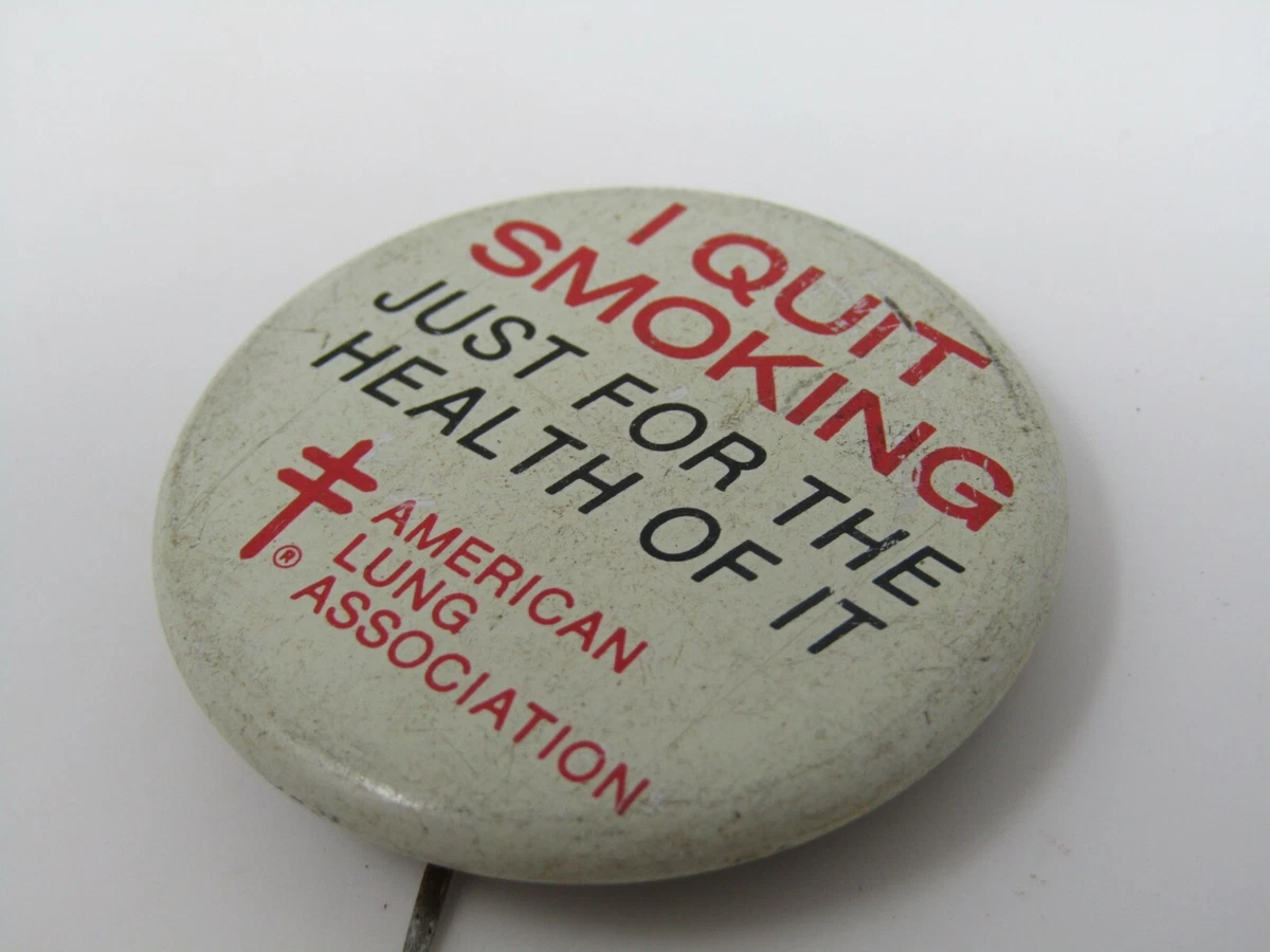 I Quit Smoking Pin