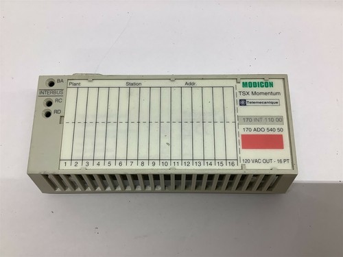 Telemecanique 170 INT 110 00 Modicon TSX Momentum 120 VAC 16 PT | eBay