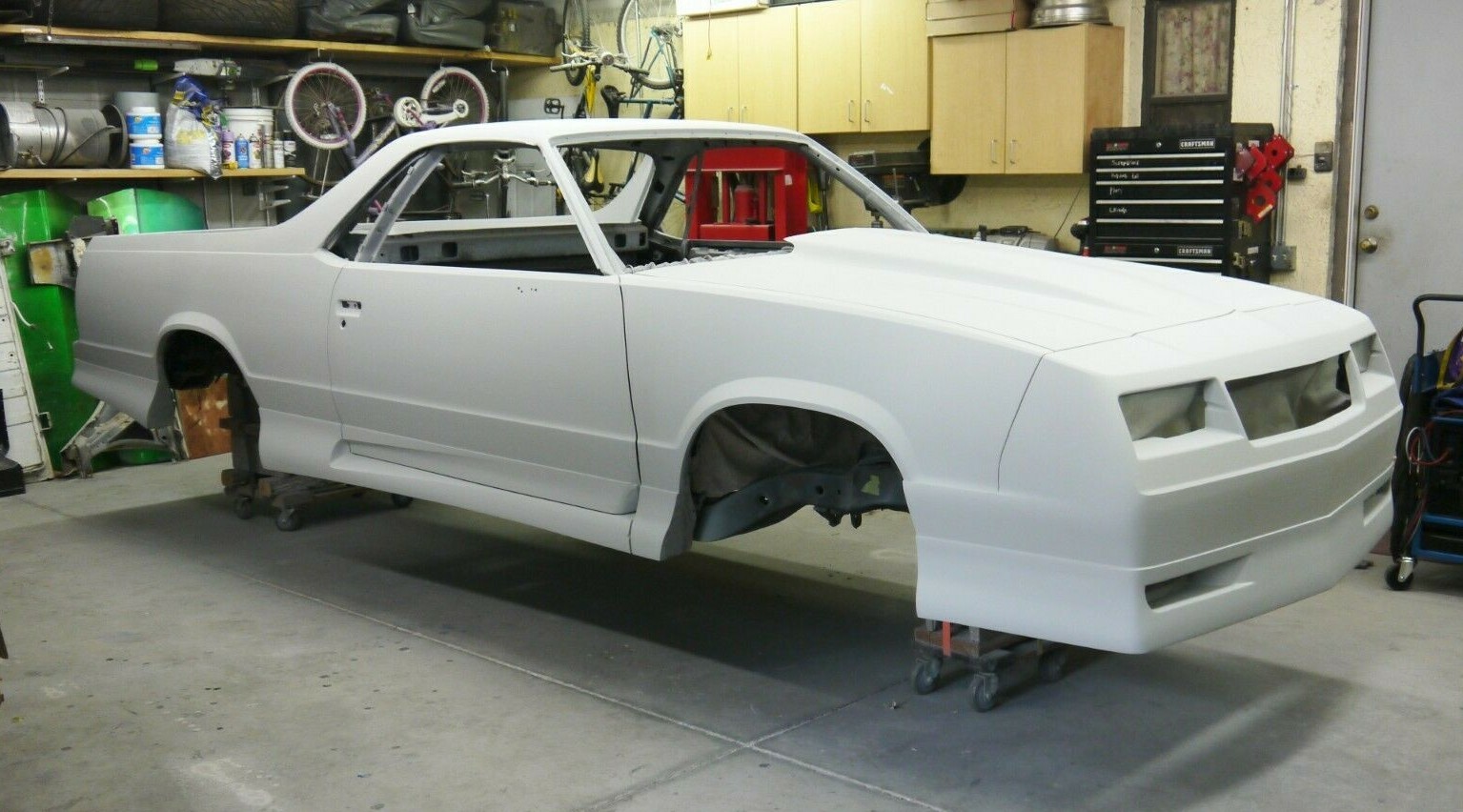 El Camino Chevy Choo Choo Custom Pro Street Tubbed G-body Rotisserie ...