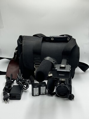 Sony HXR-NX30U HD Camcorder w/Projector 96GB Internal & External Audio ...