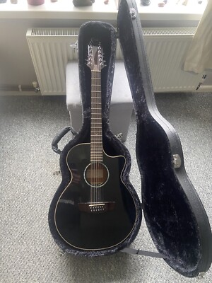 Faith Eclipse Venus FECV12 12 String Electro Acoustic - Black Guitar ...