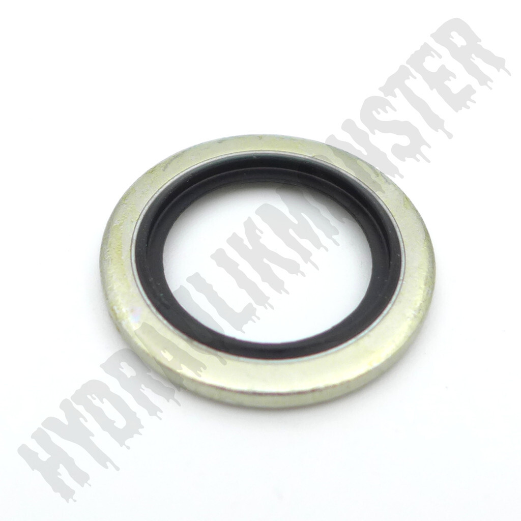 USIT Dichtring U-Seal Stahl+NBR Metall-Gummi "MeGu" Hydraulik-Dichtung ...