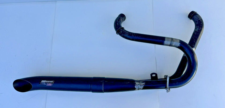 1984-1999 Harley 2:1 LSR Exhaust Pipes Slash-Cut Turn-Out | RB Racing ...