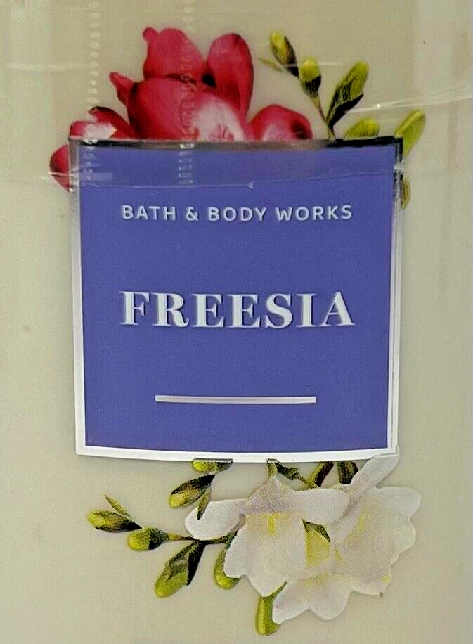 3 BATH & BODY WORKS FREESIA BODY LOTION CREAM HAND 8OZ SHEA BUTTER ...