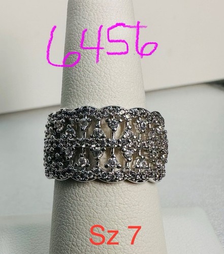 Bomb Party Sz7 Revealed BP Ring Jewelry RBP Flush Colorless Clusters ...