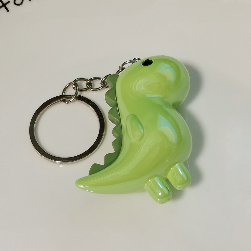 Cute Cartoon Dinosaur Key Chain Accessories High Quality Acrylic Animal ...