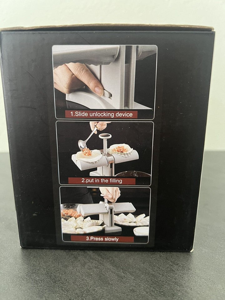 NEW Boundless Artsy Double Head Automatic Dumpling Pot Sticker Maker ...