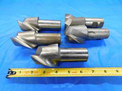 5PCS HSS SQUARE & CORNER RADIUS END MILLS 2" O.D. 2" LOC 1 1/4 SHANK 2. ...