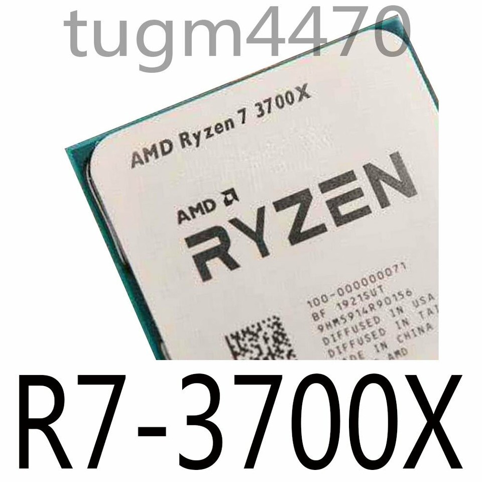 AMD Ryzen 7 3700X R7-3700X 3.6GHz 8Core 16Thr 32MB 65W AM4 CPU ...