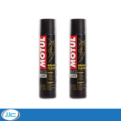 2 x 400ml - Motul P2 Brake Clean (Removes Oil, Grease, Fluid, Tar ...
