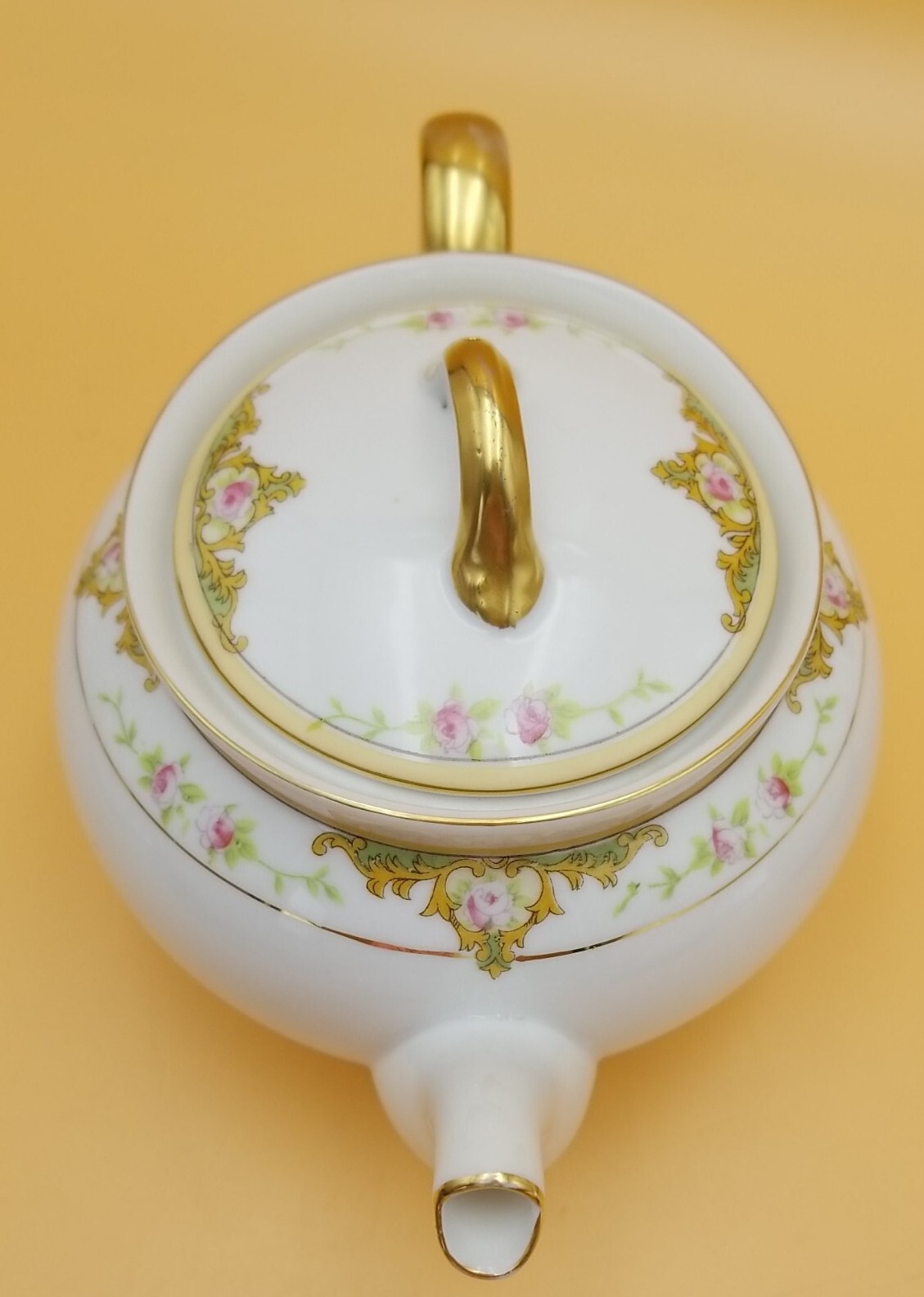 Vintage NORITAKE MORIMURA 7 pcs. Tea Set (Teapot, Creamer & Sugar Dish ...