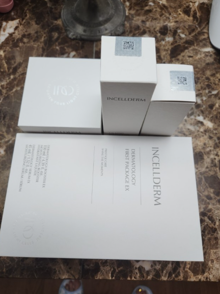 Incellderm 5pcs Set Dermatology Booster Serum Oil Mist Active Cream ...