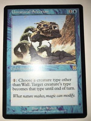 Unnatural Selection Apocalypse Blue Rare MTG LP | eBay