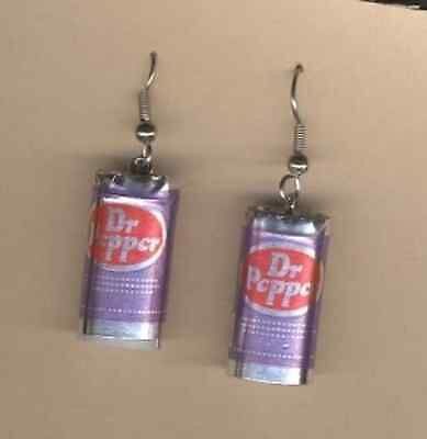 Mini Funky DR PEPPER CANS EARRINGS Soda Pop Drink Fun Food Charm ...