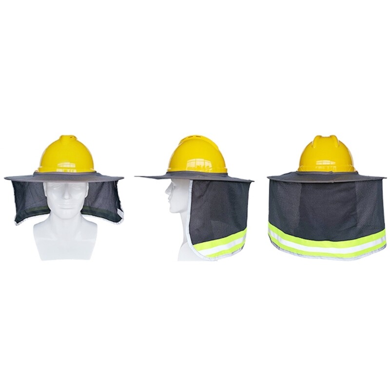 Breathable Hard Hats Sunshade High Visibility Reflective Sun Protect ...
