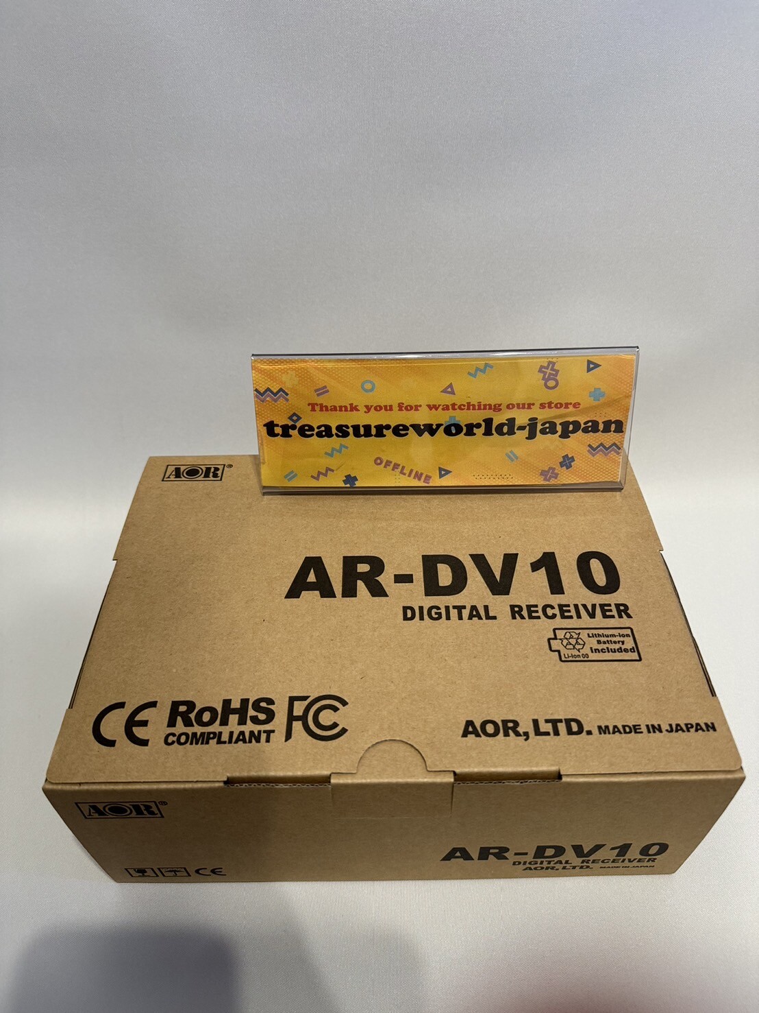 AOR AR-DV10 100kHz-1300MHz Digital Receiver - Black for sale online | eBay