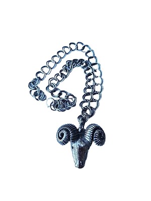 Ram Bison Head Stainless Steel Horned Head Pendant Jewelry Pendant ...