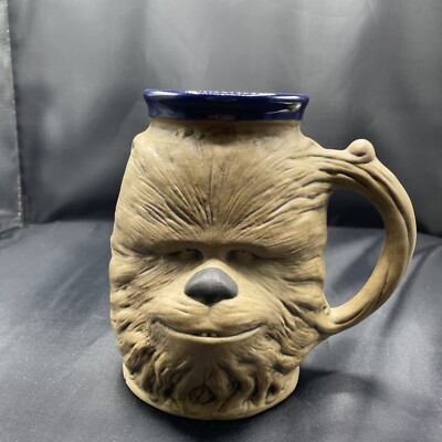 Vtg Rumph 1977 Star Wars Chewie Mug AS IS MANUFACTURING DEFECT ON ...
