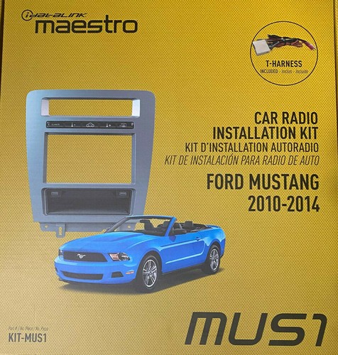 iDatalink Maestro Dash KIT-MUS1 for Ford Mustang Radio Install 2010 to ...