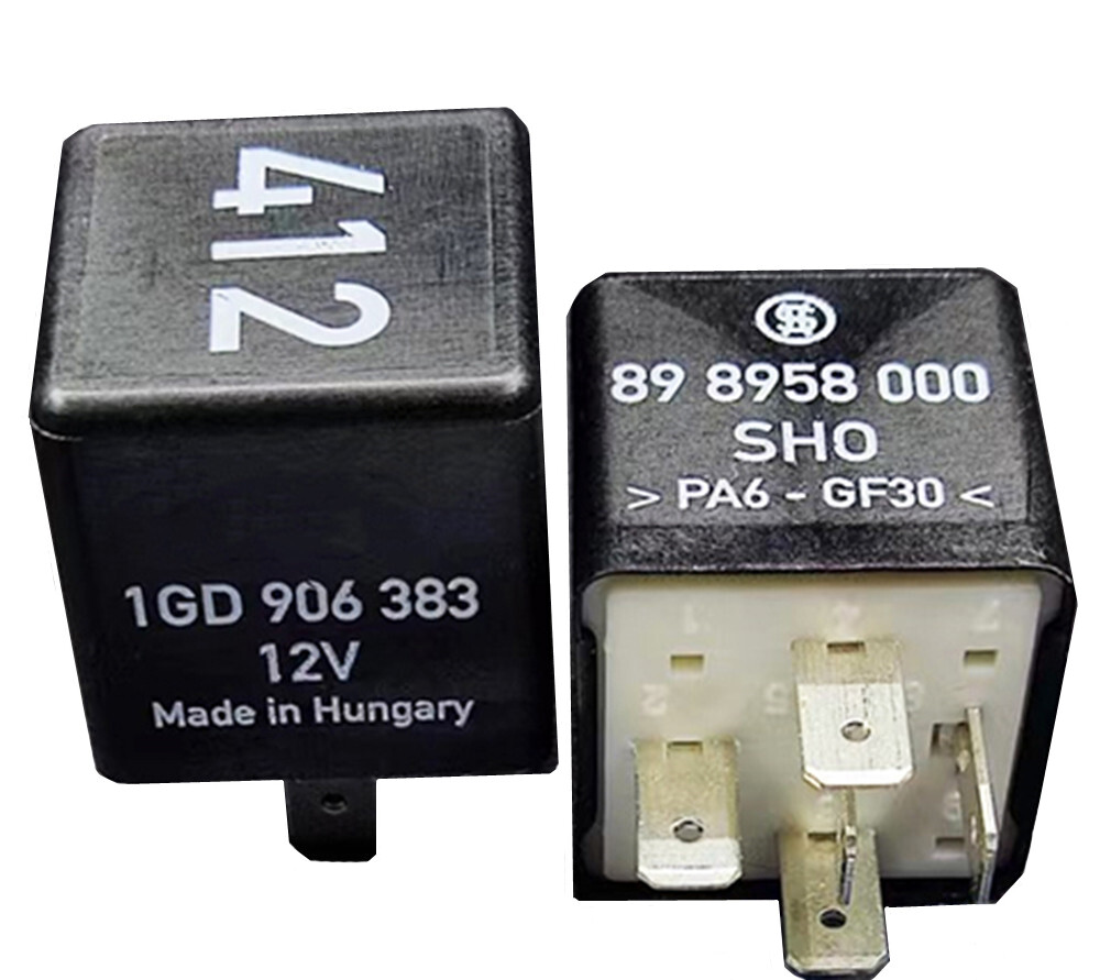 2PCS 1GD906383 898958000 12VDC Ignition Relay 5Pins PA6-GF30 | eBay
