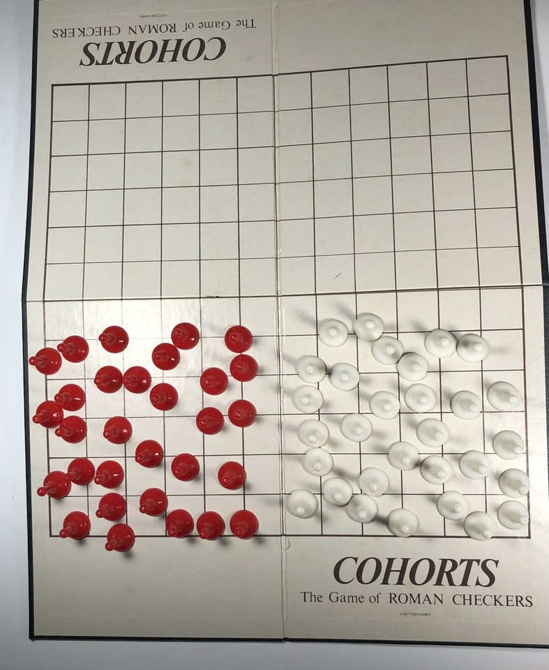 Vintage 1977 Cohorts Roman Checkers TSR Games L. Sprague de Camp ...